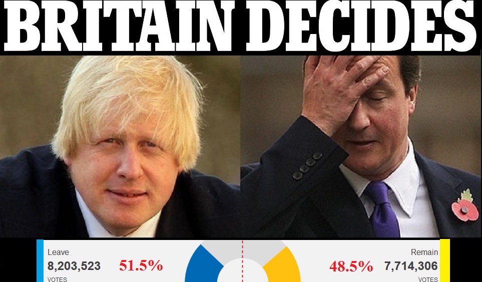 #4 Final Brexit Results - "LEAVE" Wins !! - Great Britain Votes To Exit ...