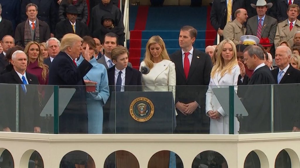 President Donald J Trump Takes The Oath of Office (video)... - The Last ...