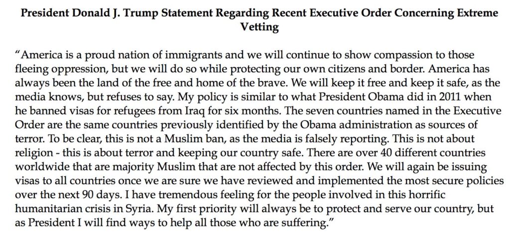 President Trump Releases Statement - U.S. Media Officially Twisted Like ...