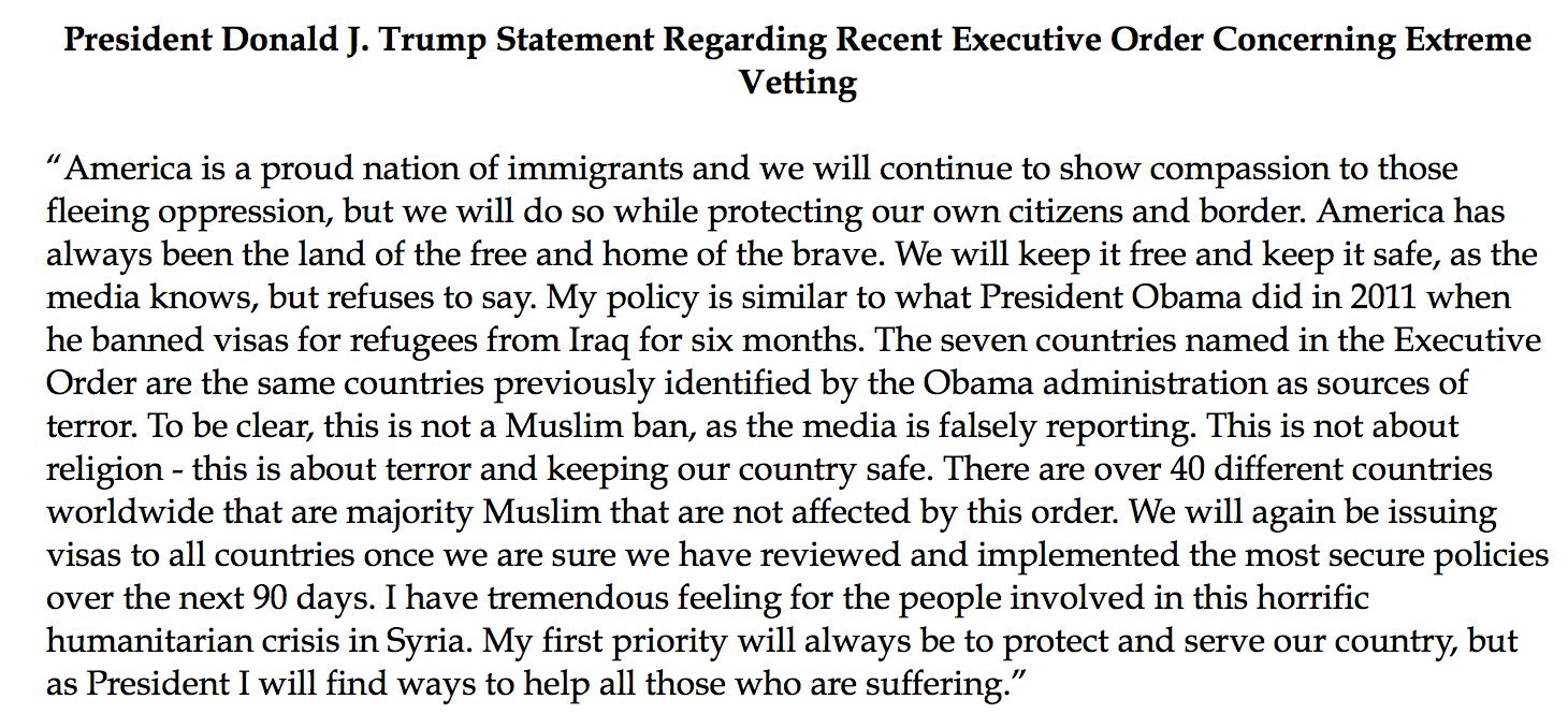 President Trump Releases Statement - U.S. Media Officially Twisted Like ...