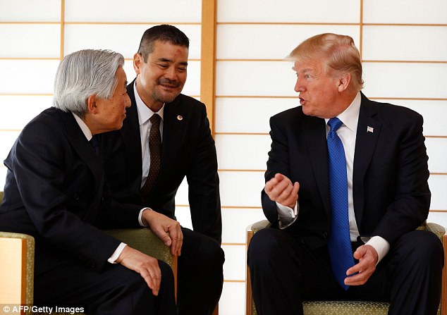 President Trump and First Lady Melania Trump Meet Japanese Emperor ...