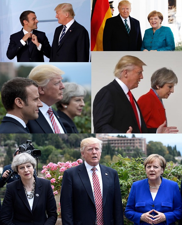 President Trump Holds Higher Approval Rating Than: Macron (France), May ...