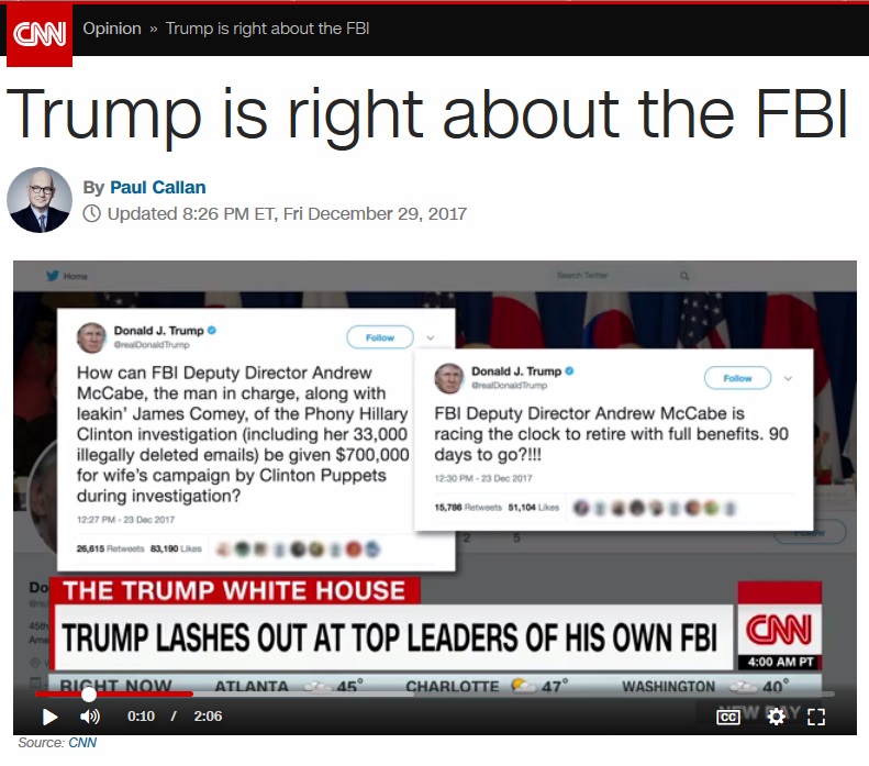 Curiously Missing CNN Op-Ed, Supportive of President Trump ...