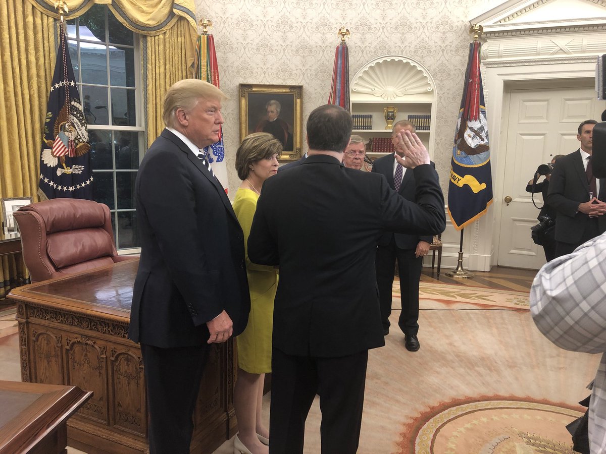 President Trump and Vice President Pence Participate in Swearing-In ...