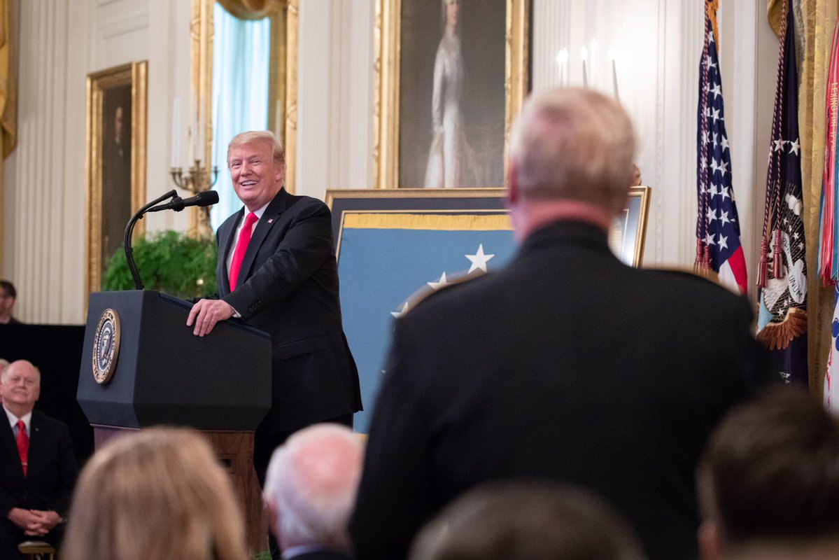 President Trump Hosts Reception for Congressional Medal of Honor ...