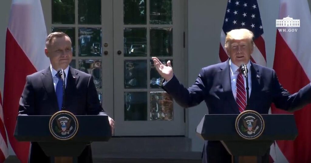 President Trump and President Andrzej Duda Hold Joint Press Conference ...