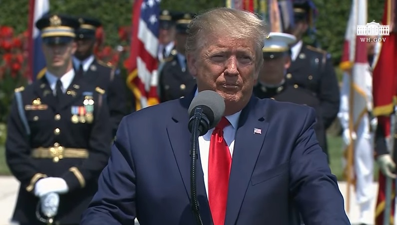 President Trump Participates in Honors Welcome Ceremony at the Pentagon ...