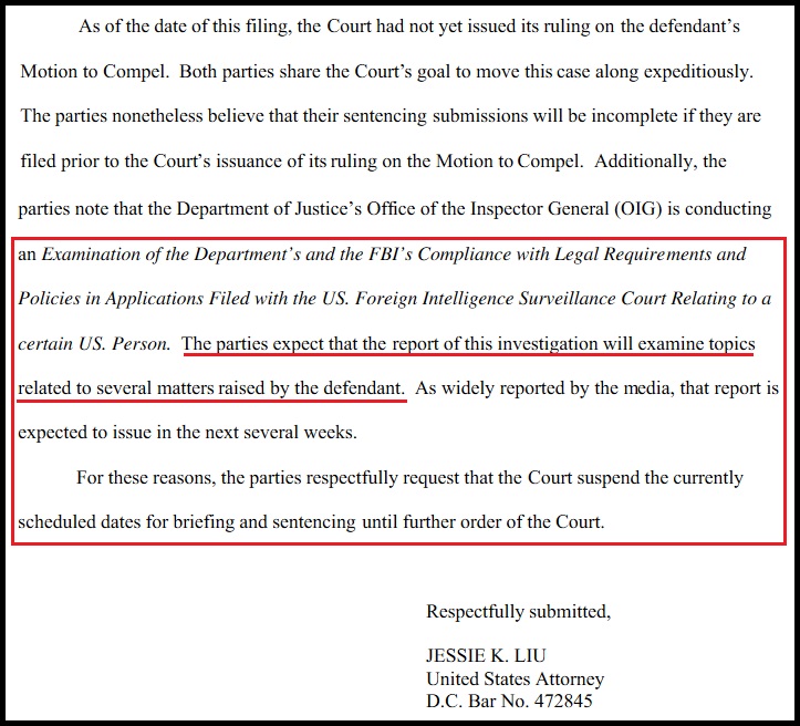 Interesting Development - DOJ Requests Delay in Flynn Case Until After ...