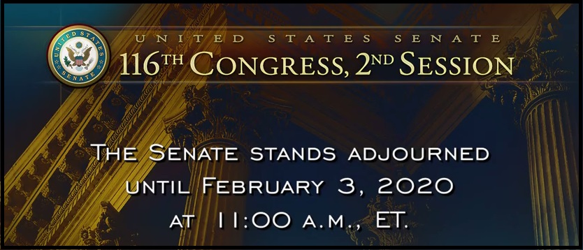 Evening Session, Day Ten - Senate Impeachment Trial, Motion to ...