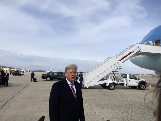Epic - President Trump Holds Impromptu Tarmac Presser - Video and ...