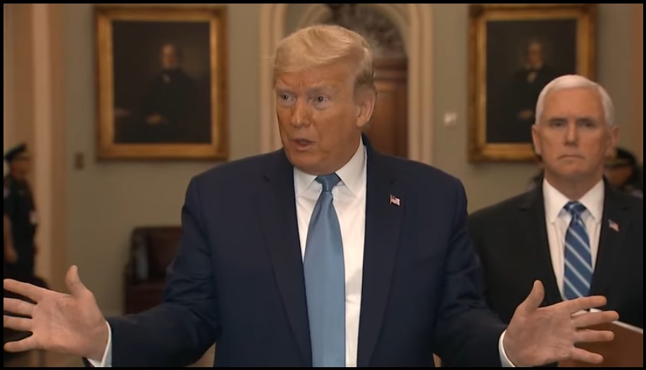 President Trump Holds Presser After Meeting Republican Senators - Video ...