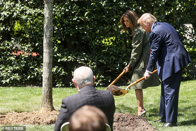 President Trump and First Lady Melania Celebrate Arbor Day With Tree ...