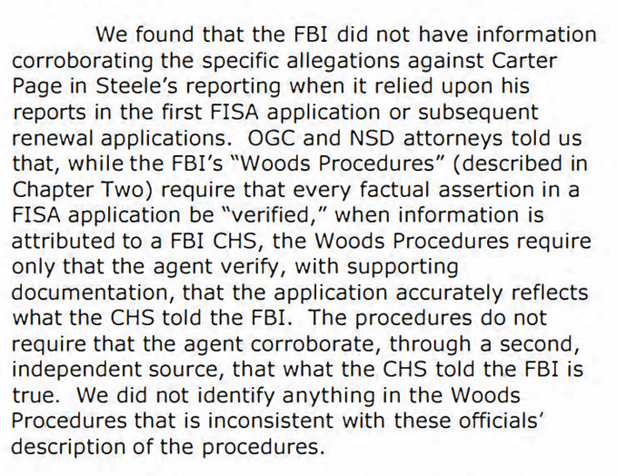 There Never Was a "Woods File" Underpinning The Carter Page FISA ...