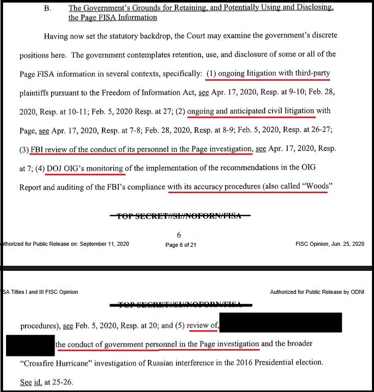 Recently Released FISA Court Response to DOJ Reveals Direction of ...
