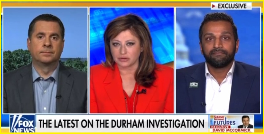 Sunday Talks, Bartiromo Interviews Nunes and Patel About Sussmann Trial ...