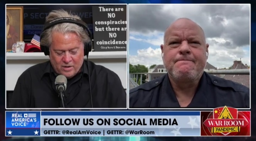 Steve Bannon Interviews Michael Yon from The Netherlands as Protesting ...