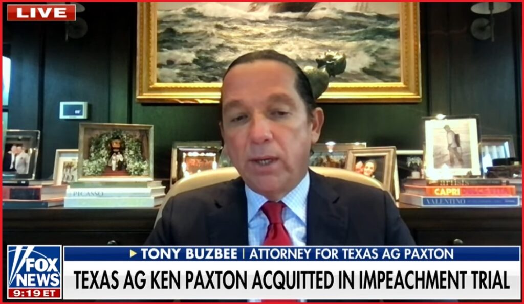 Tony Buzbee Discusses Background of Sham Impeachment Effort Against AG ...