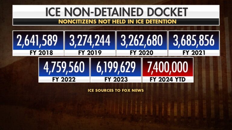 ICE Non-Detained Docket on Pace to Hit 8 million Active Cases This Year ...