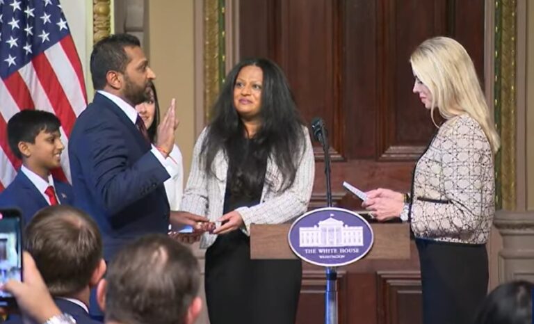 AG Pam Bondi Delivers Oath of Office to FBI Director Kash Patel - Full ...