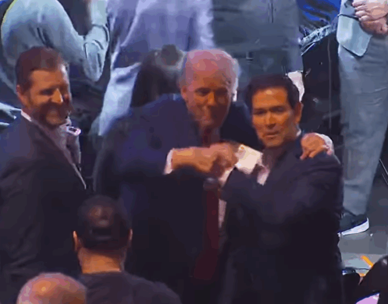President Donald Trump Attends UFC Fight at Prudential Center in Newark ...