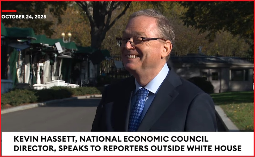 There It Is - White House NEC Director Kevin Hassett Notes Something ...