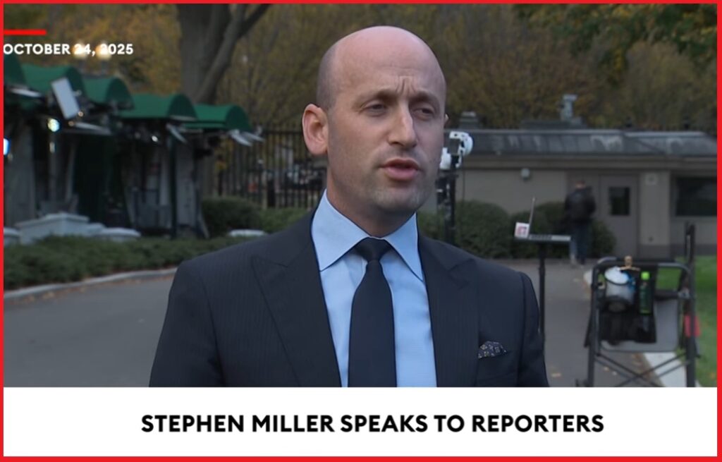 Stephen Miller Discusses Current Political Events with Media - Video ...
