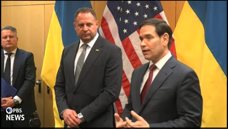 Secretary of State Marco Rubio Holds a Press Conference from Geneva ...