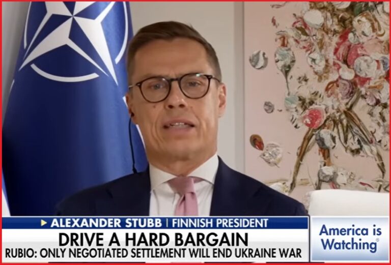 Sunday Talks - Finland President Alexander Stubb Confirms DNI Tulsi ...