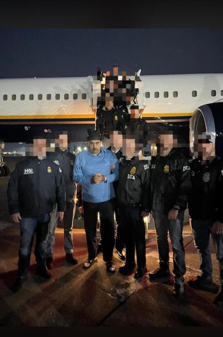 Nicolas Maduro Lands in New York and Gets the Full Perp Walk Treatment ...