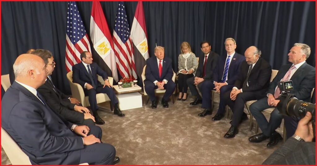 President Trump and Egypt's President Abdel Fattah al-Sisi Hold a ...