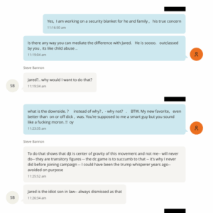 Steve Bannon Text Messages About Trump Included in the Epstein File ...