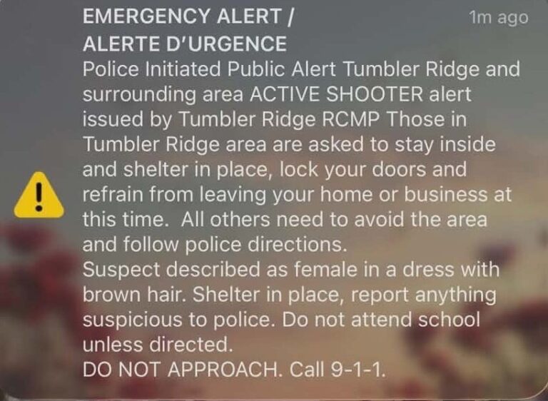 School Shooting in Tumbler Ridge, British Columbia Leaves 10 Killed ...